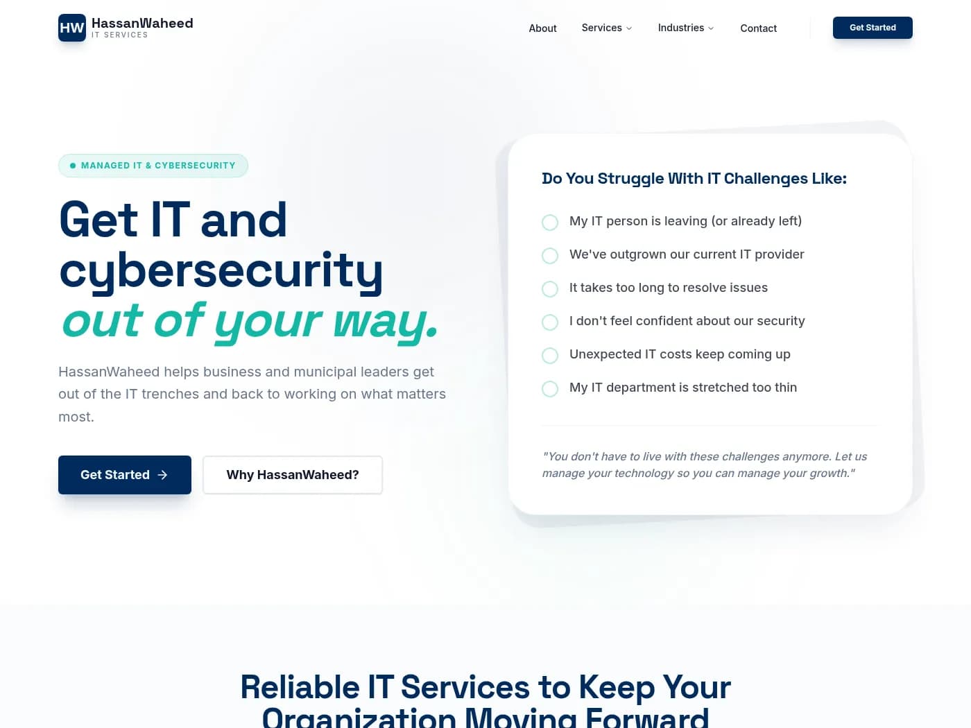 HassanWaheed IT Website