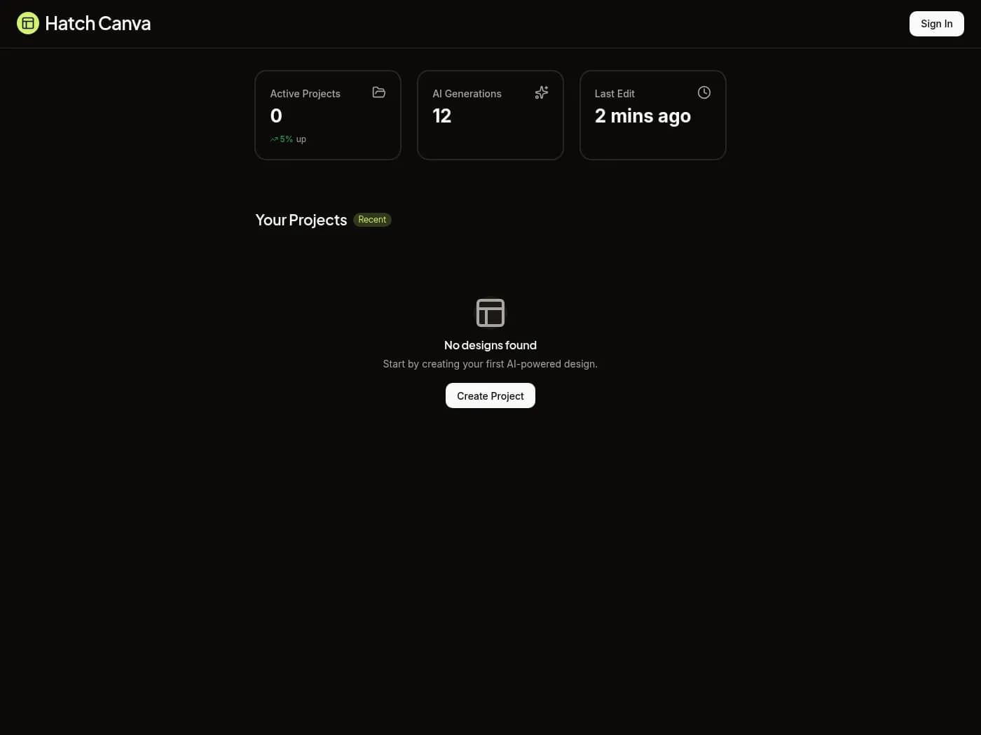 Hatch Canva Clone