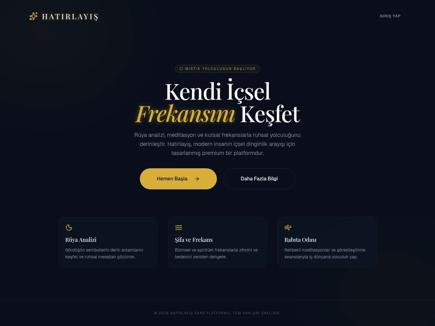 Hatırlayış SaaS Platformu