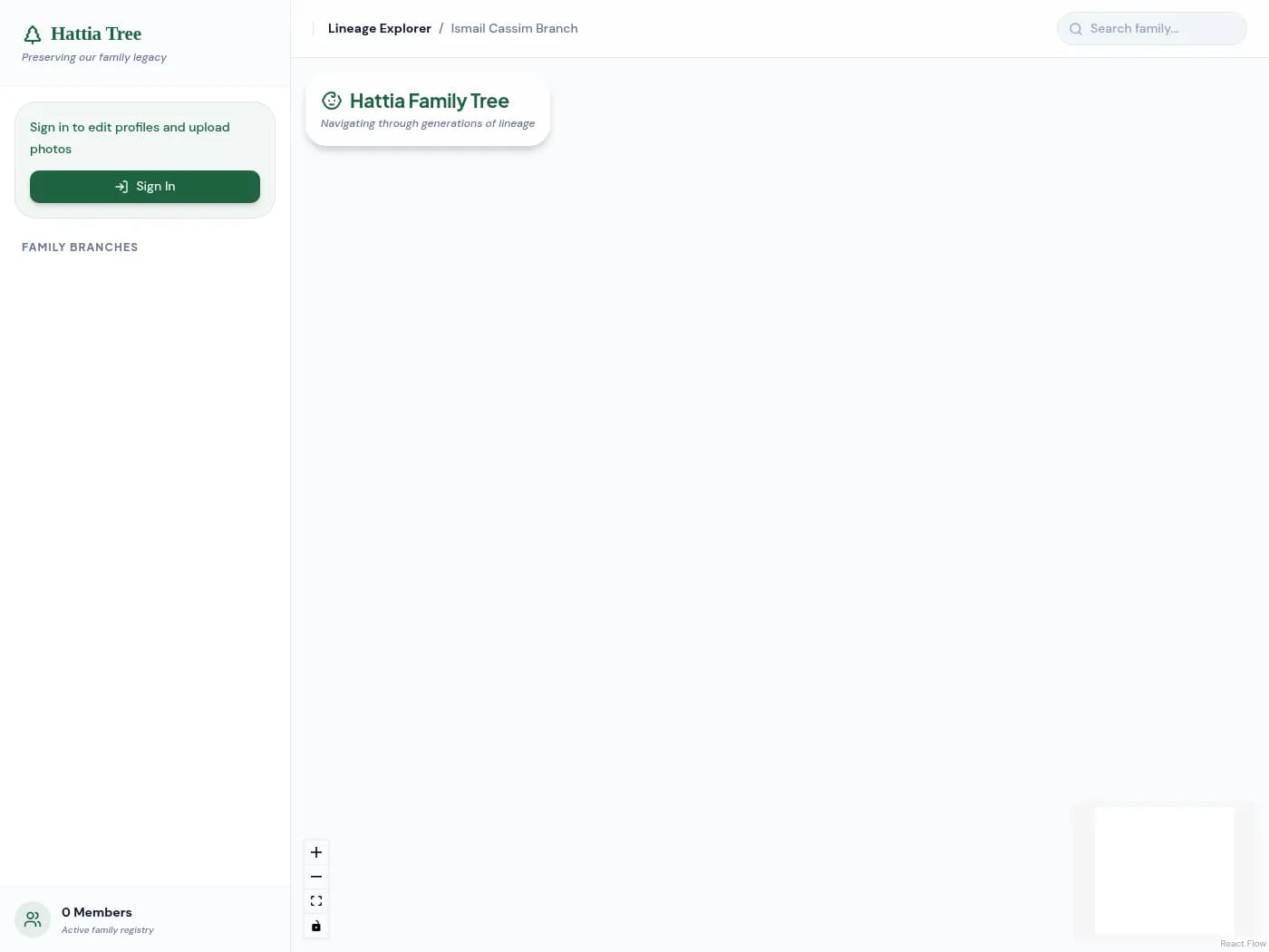 Hattia Family Tree App