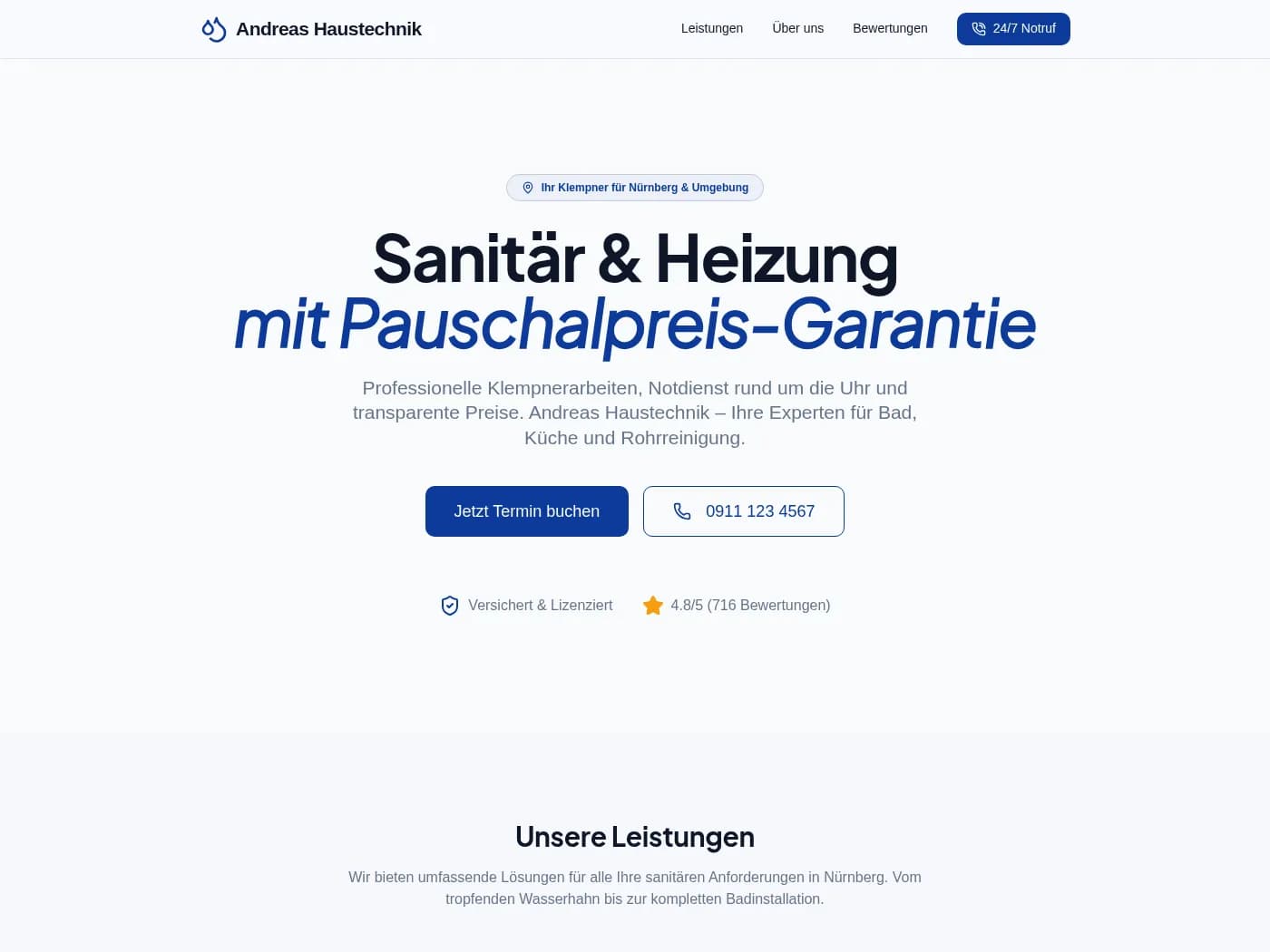 Haustechnik Services Hub