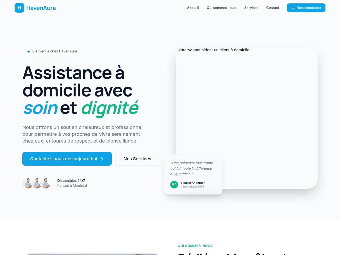 HavenAura Web Presence
