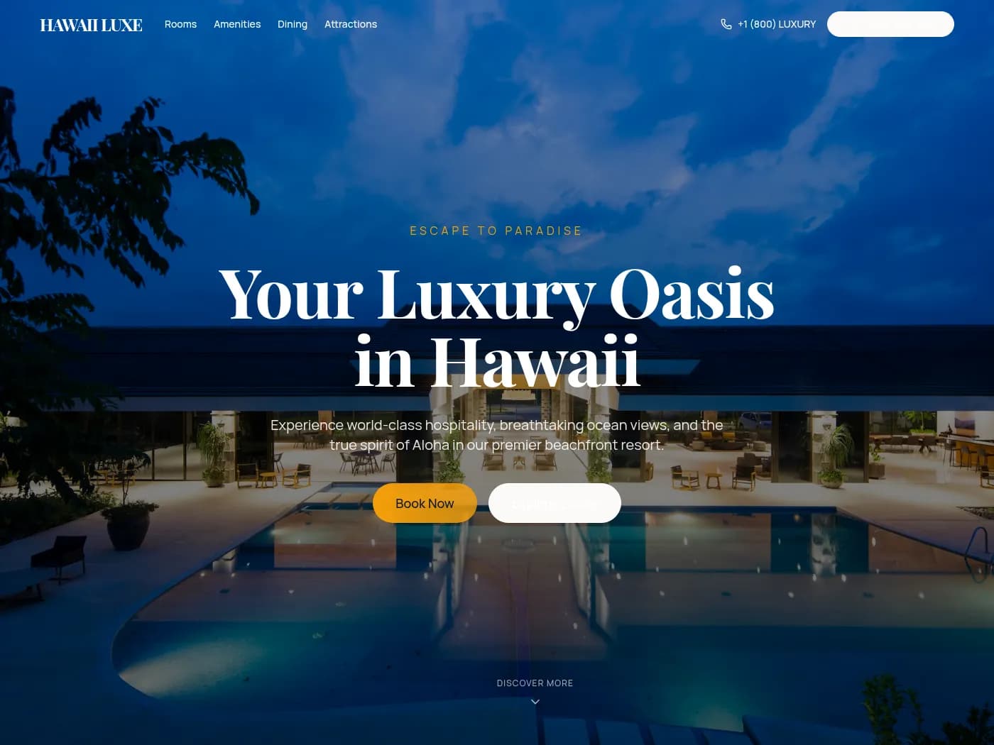 Hawaii Luxe Hotel Site
