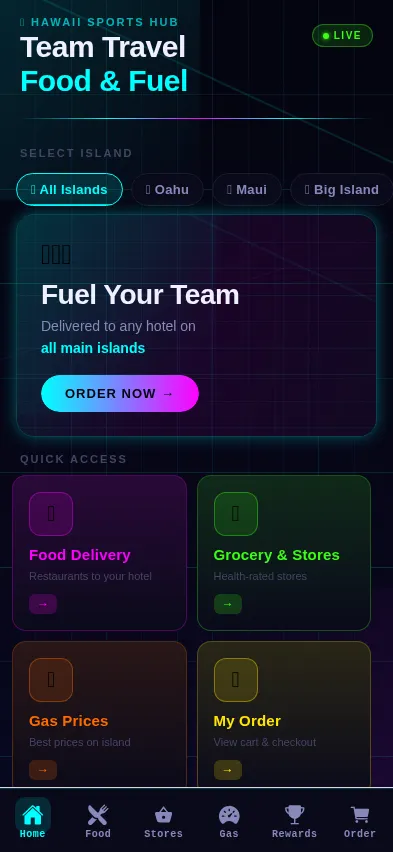 Hawaii Team Travel Hub