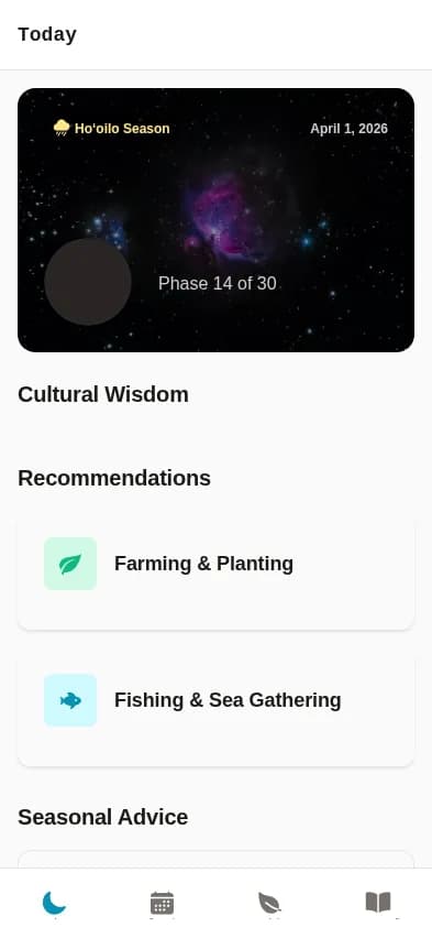 Hawaiian Moon Guide