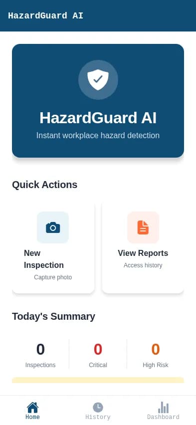 HazardGuard AI