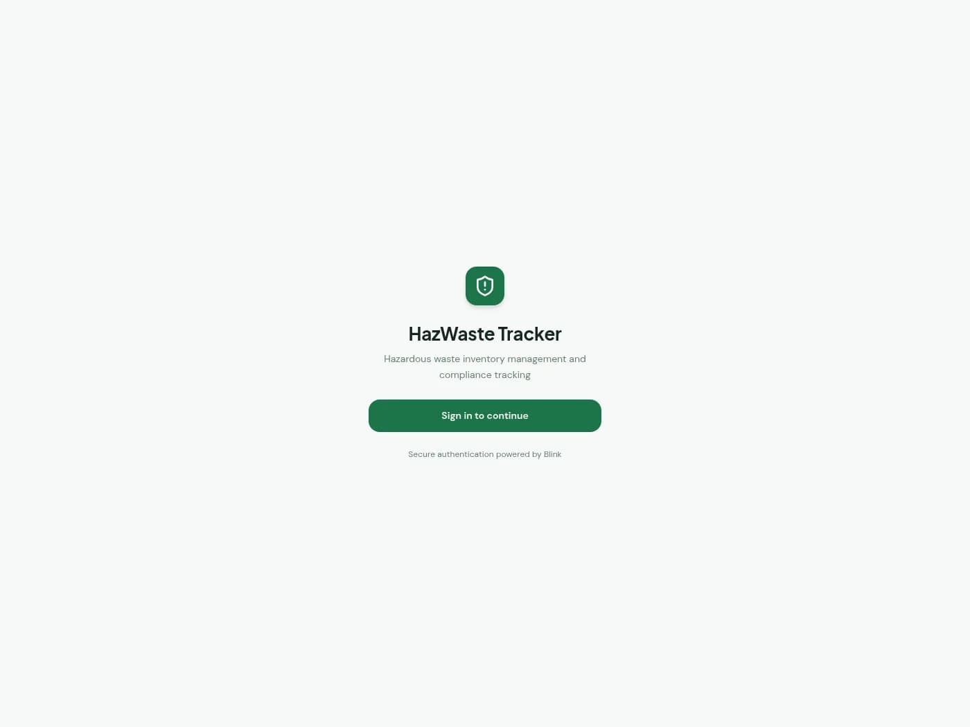 HazWaste Tracker