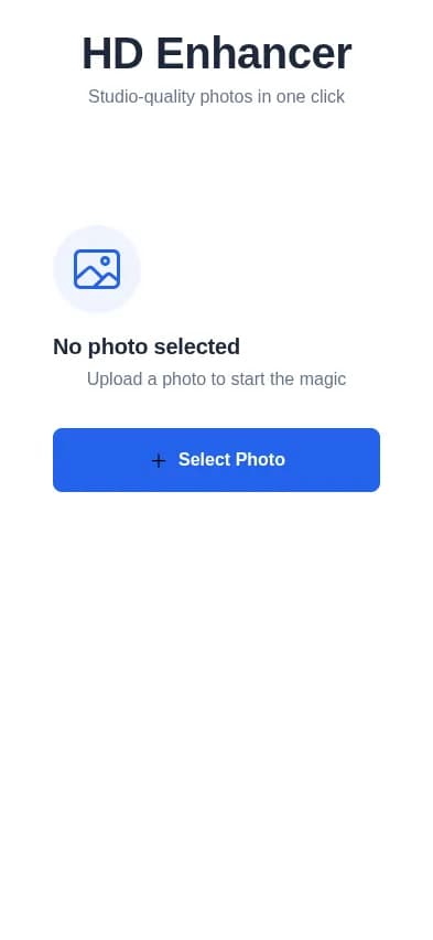 HD Photo Enhancer