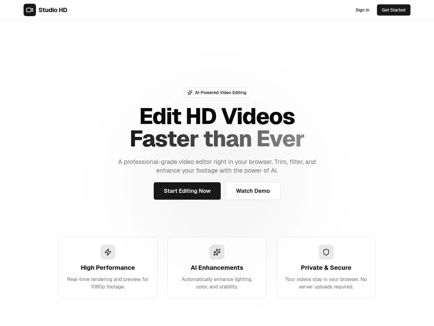 HD Video Editor