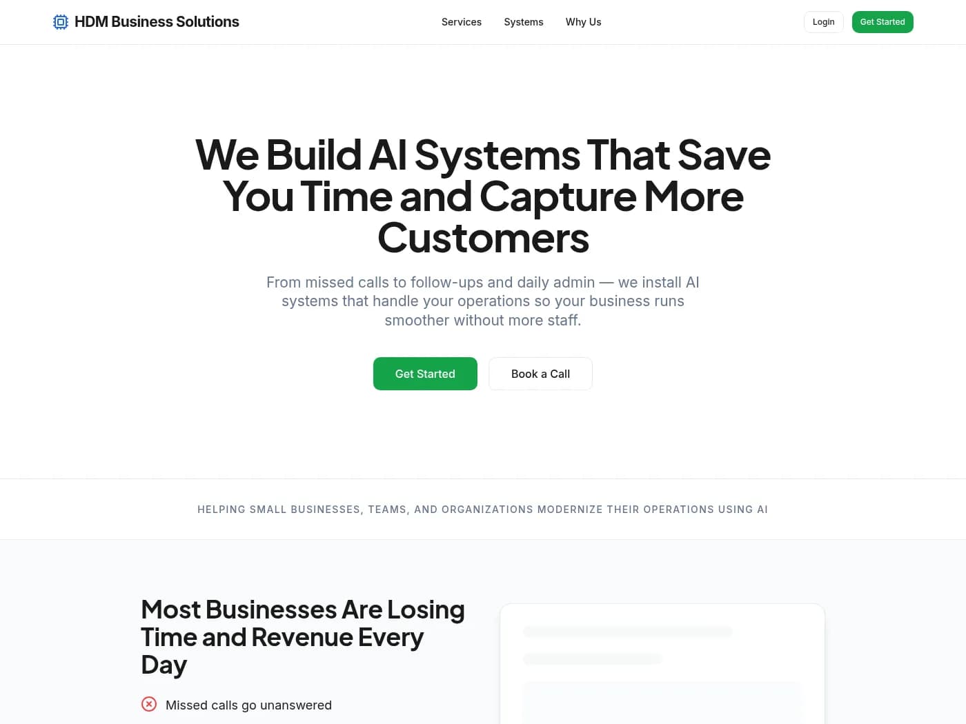 HDM AI Business Site