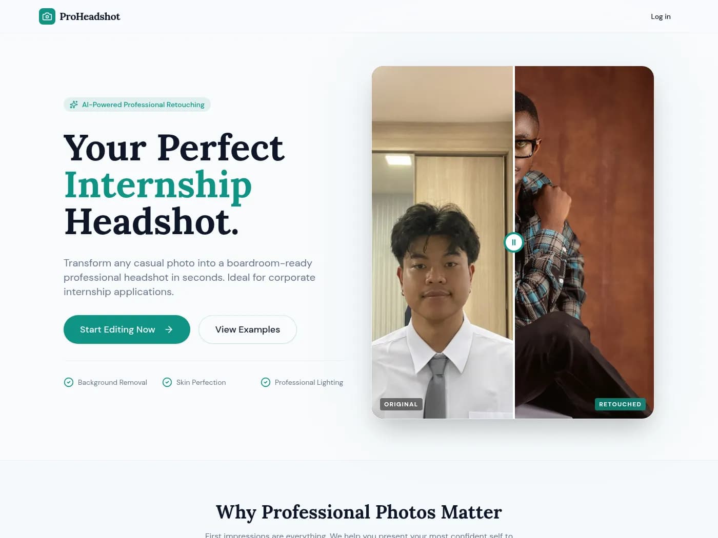 Pro Headshot Editor