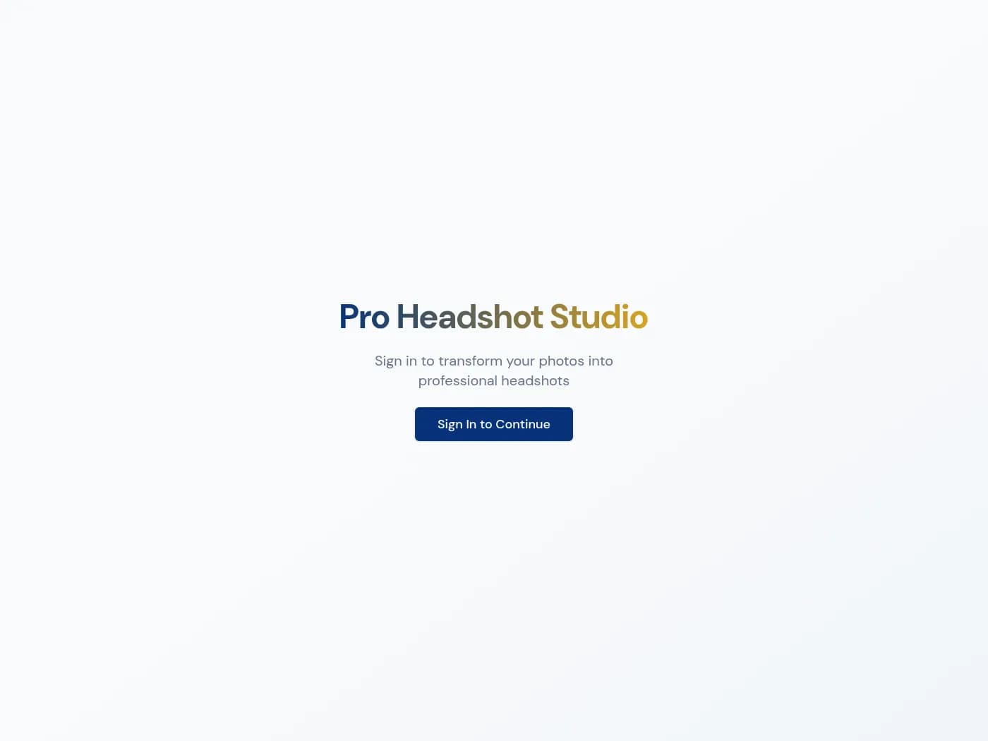 Pro Headshot Studio