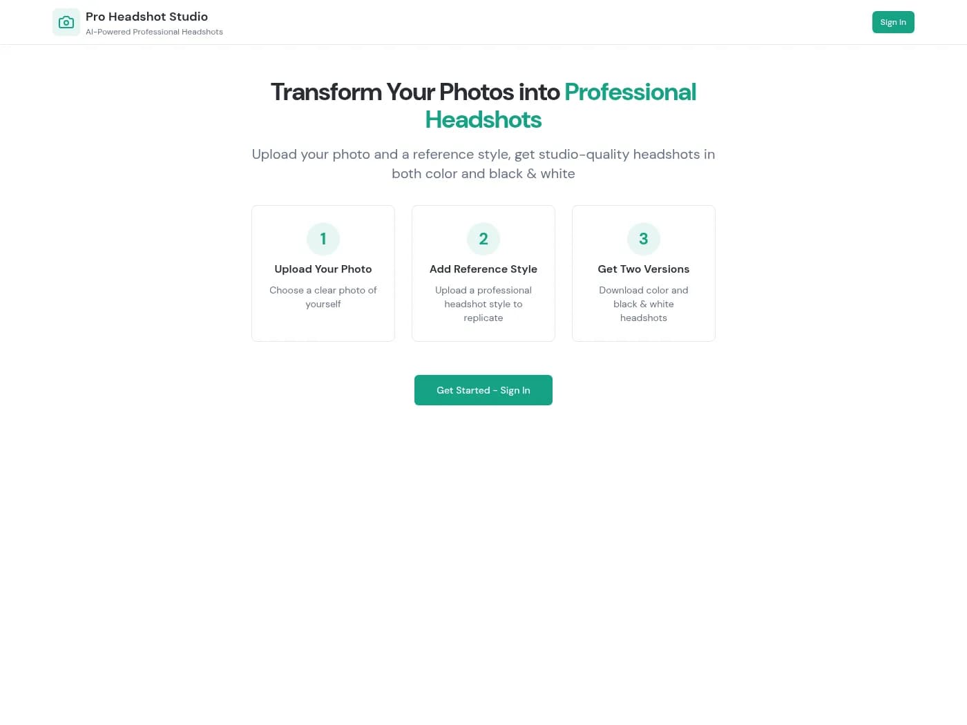 Pro Headshot Studio