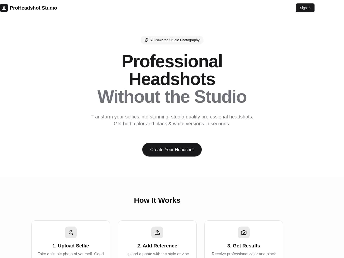 ProHeadshot Studio