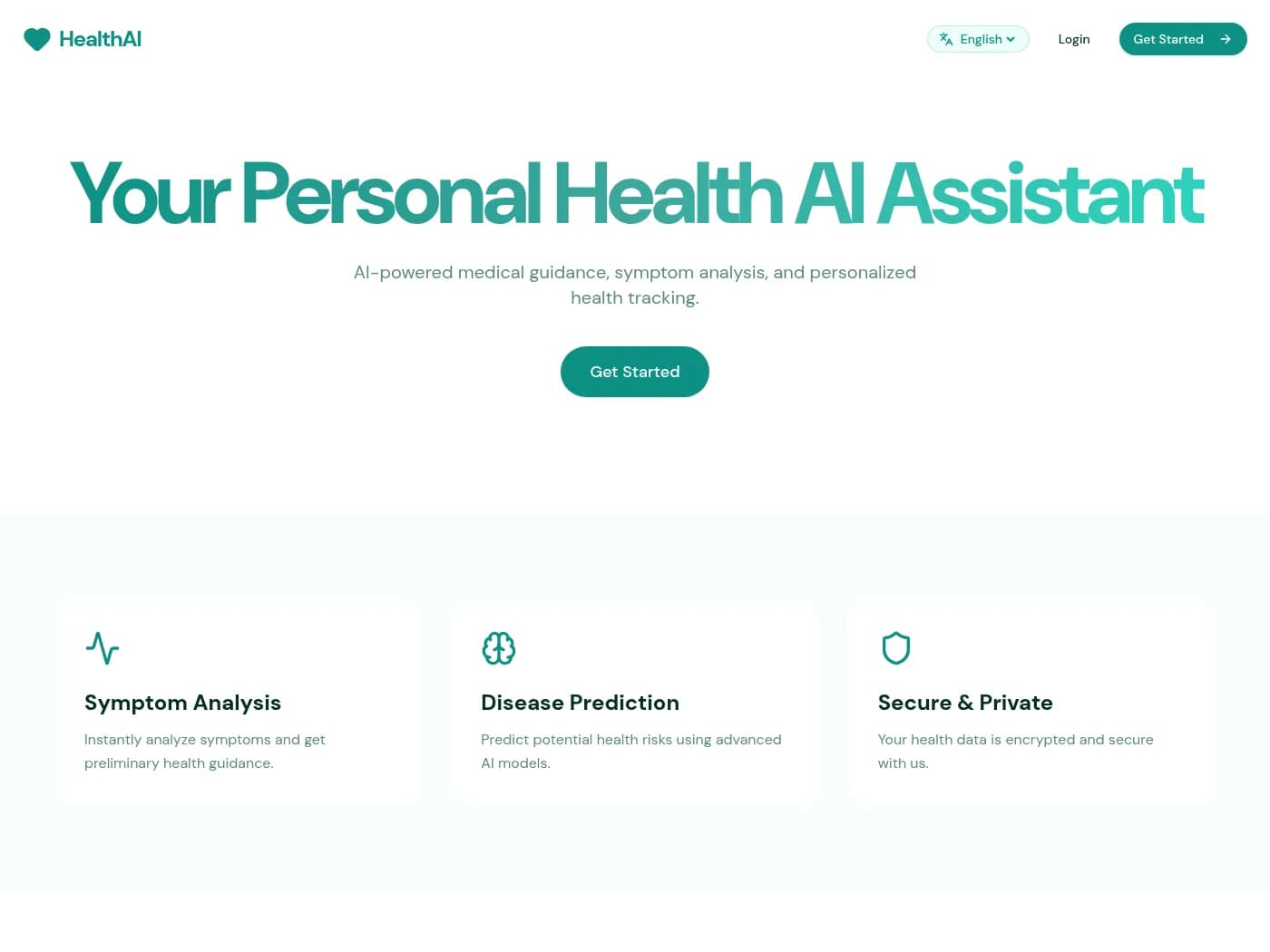 HealthAI ChatBot Web
