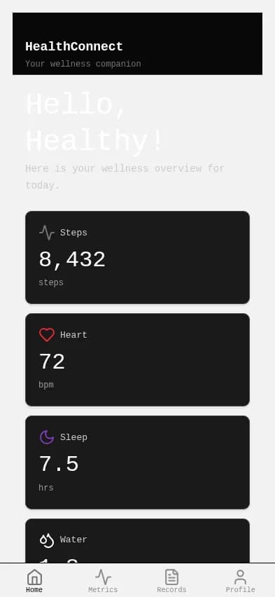 HealthConnect App
