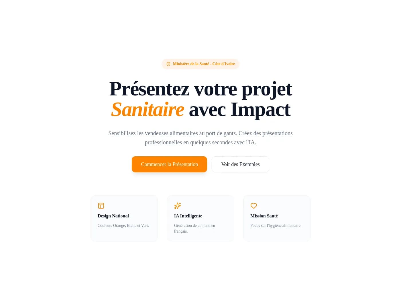 Santé Gants Présentation