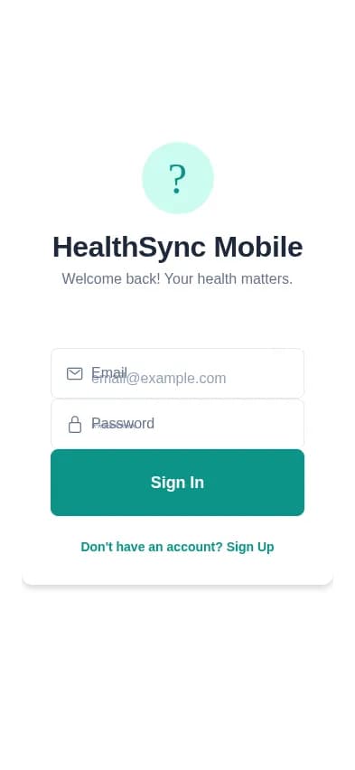 HealthSync Mobile