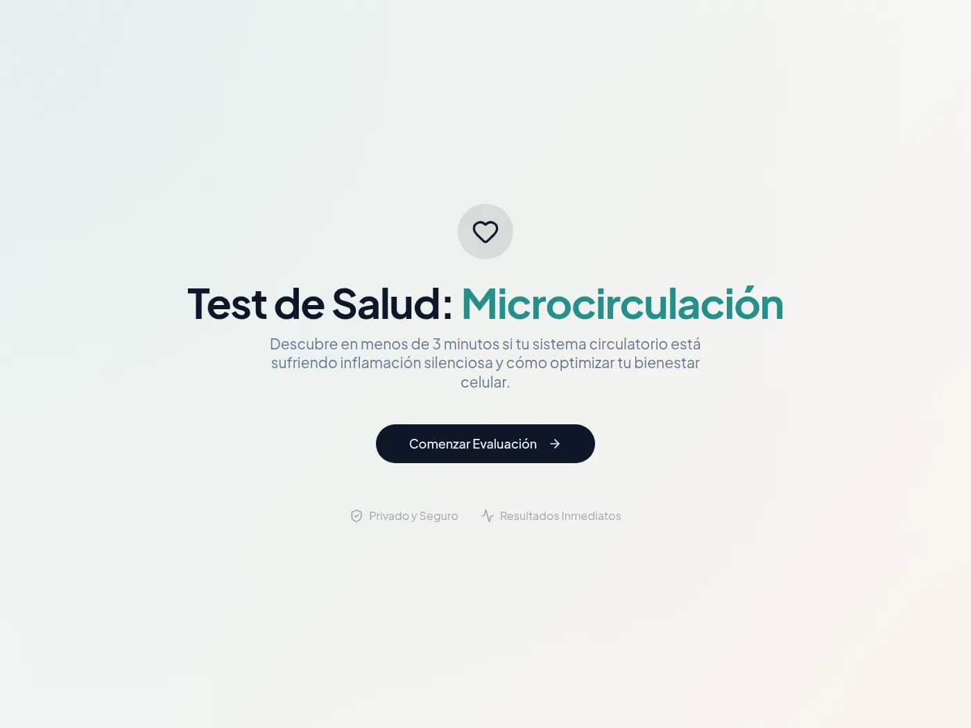 Microcirculation Health Test