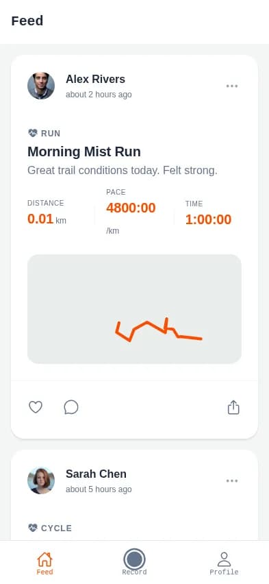 VitaStride Tracker