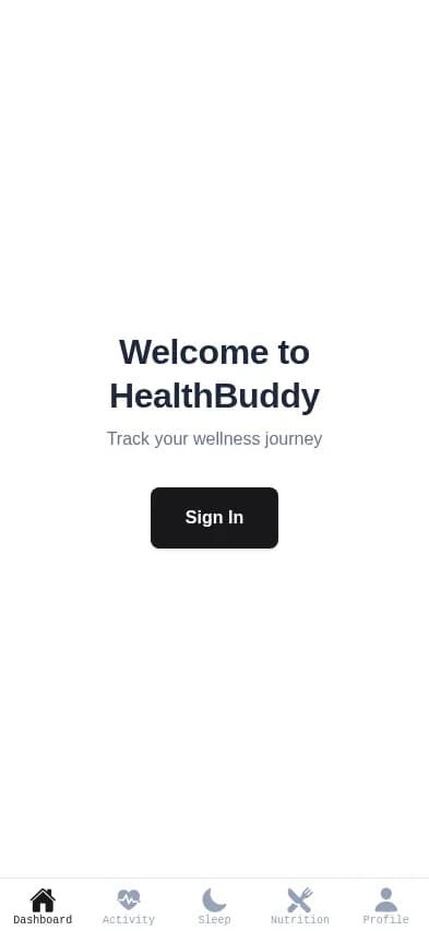HealthBuddy Tracker