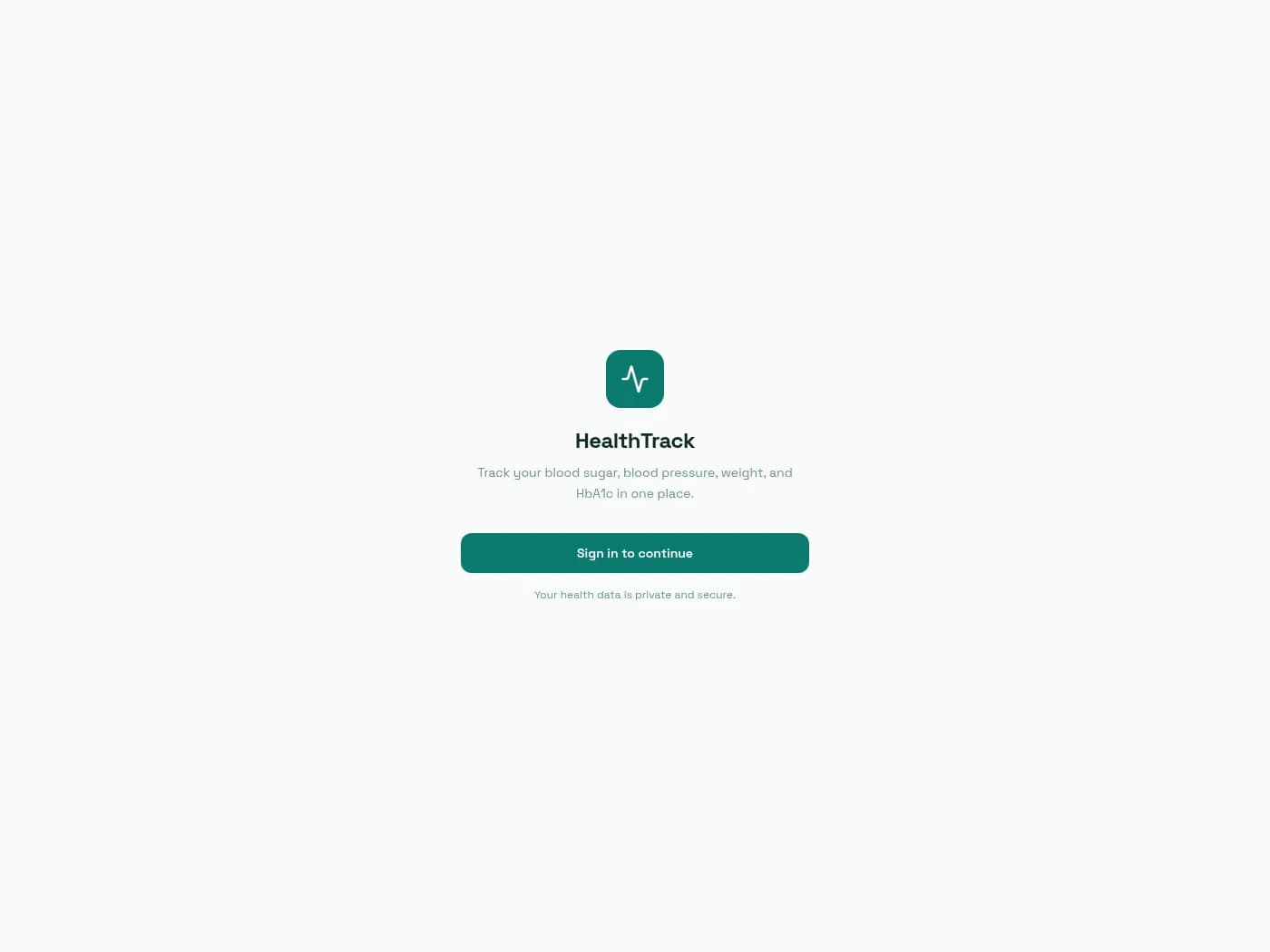 Health Metrics Tracker