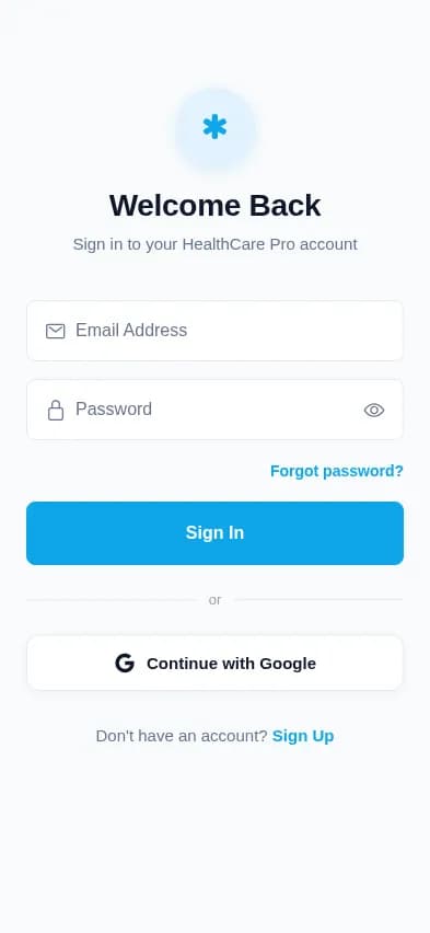 HealthCare Pro App