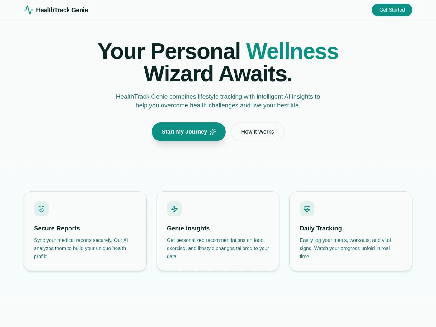 HealthTrack Genie