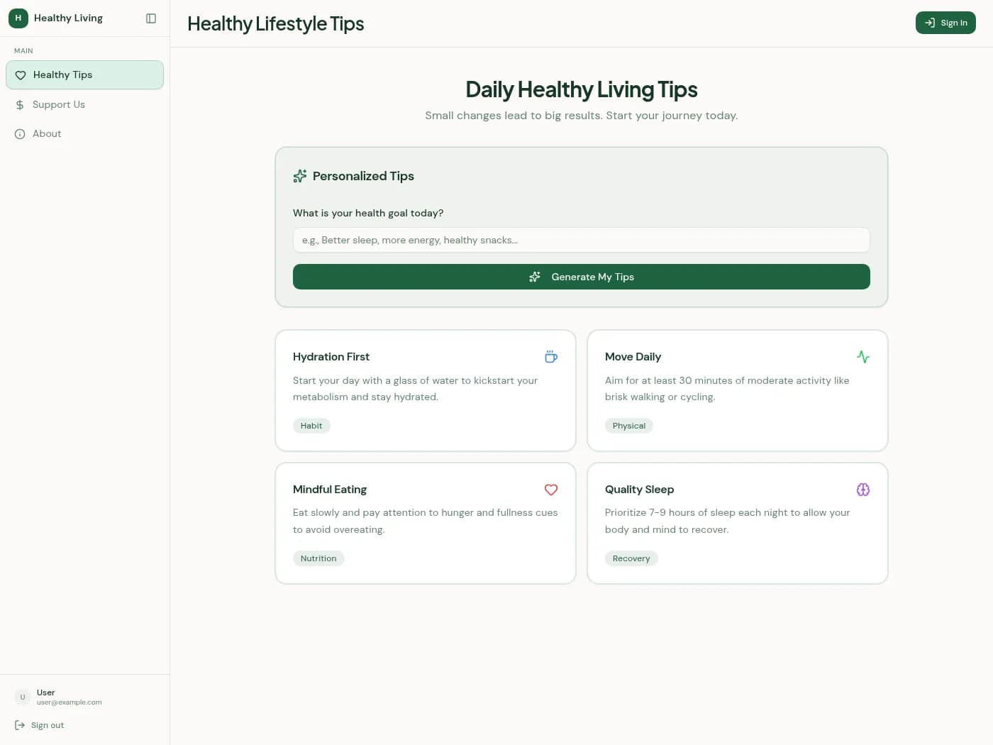 Healthy Living Guide