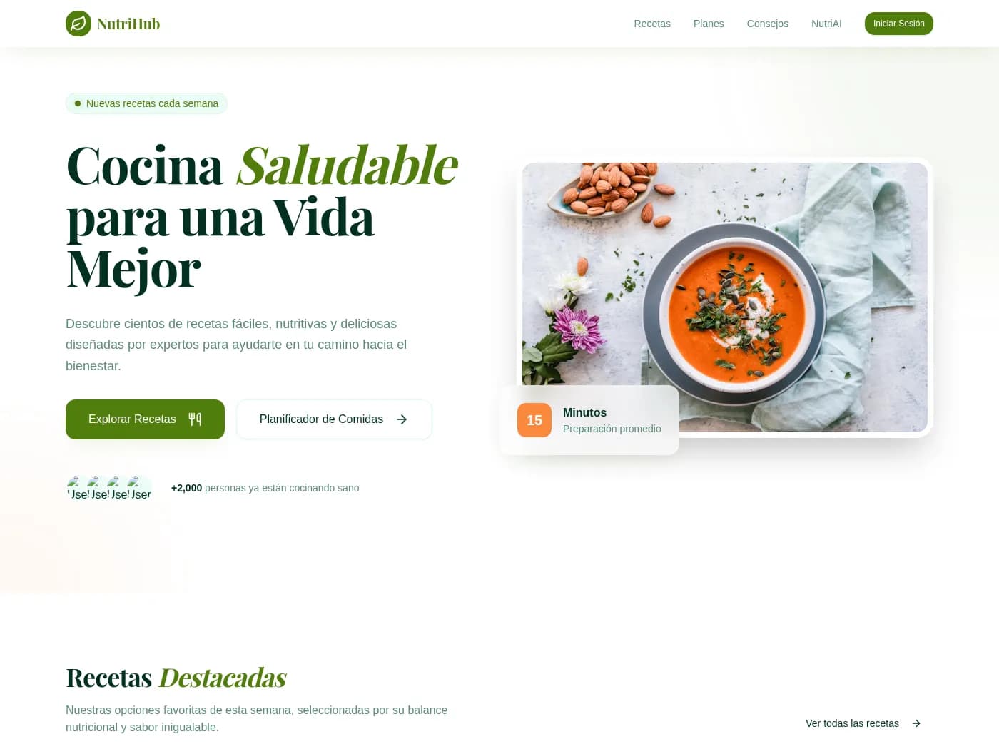 Healthy Recipes Hub