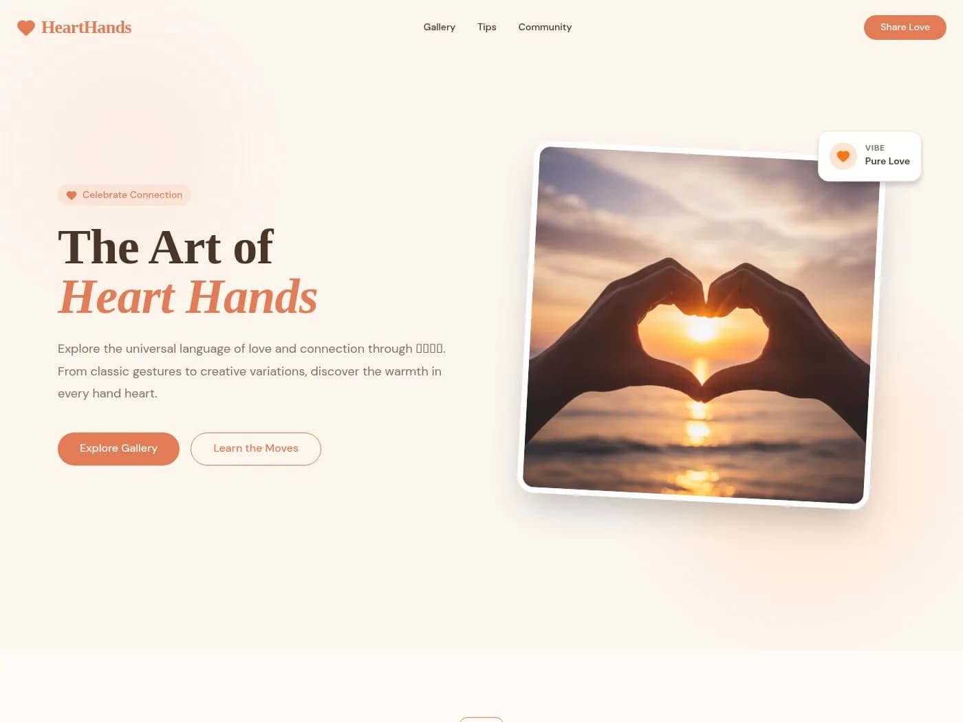 Heart Hands Showcase