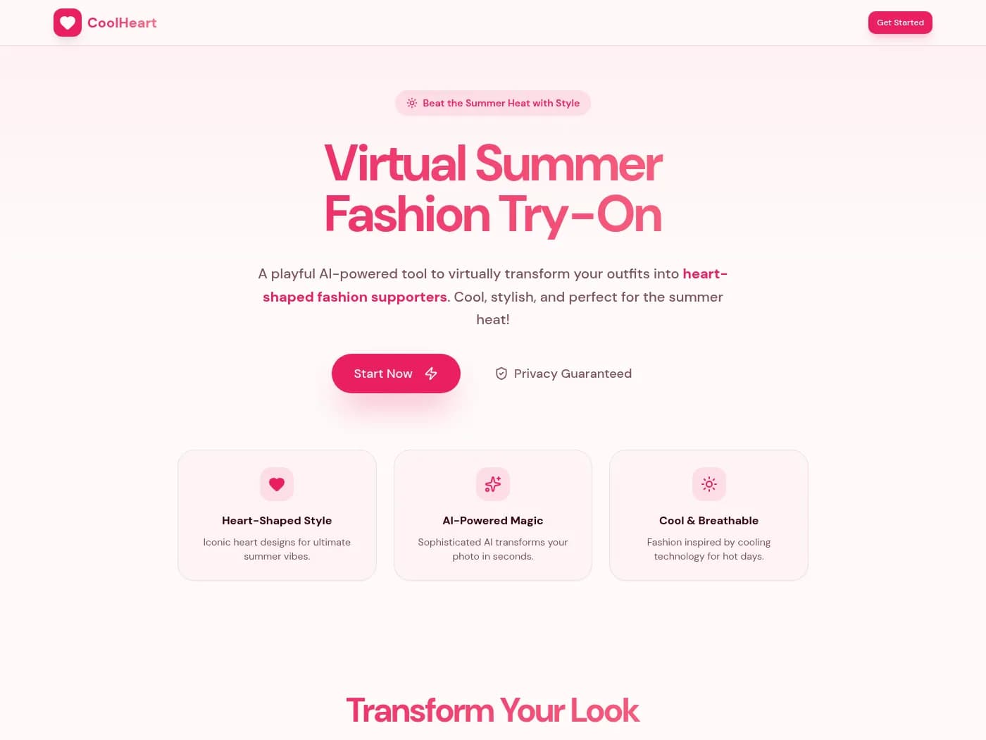 CoolHeart Fashion Try-On