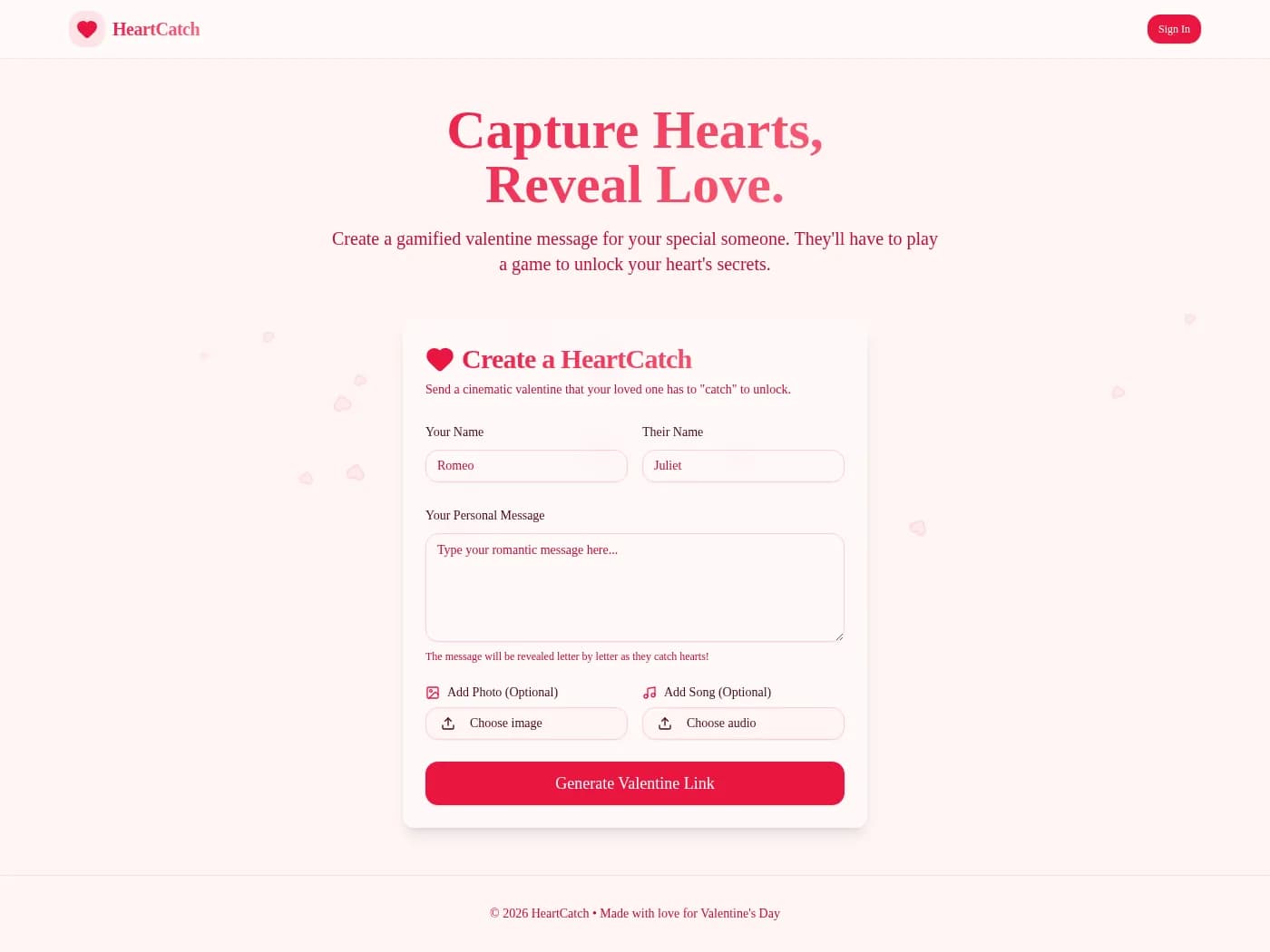HeartCatch Web App