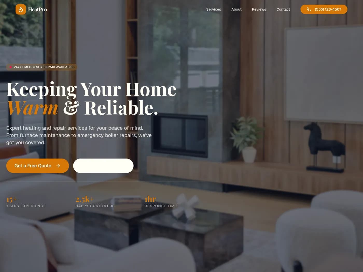 HeatPro Services One Pager