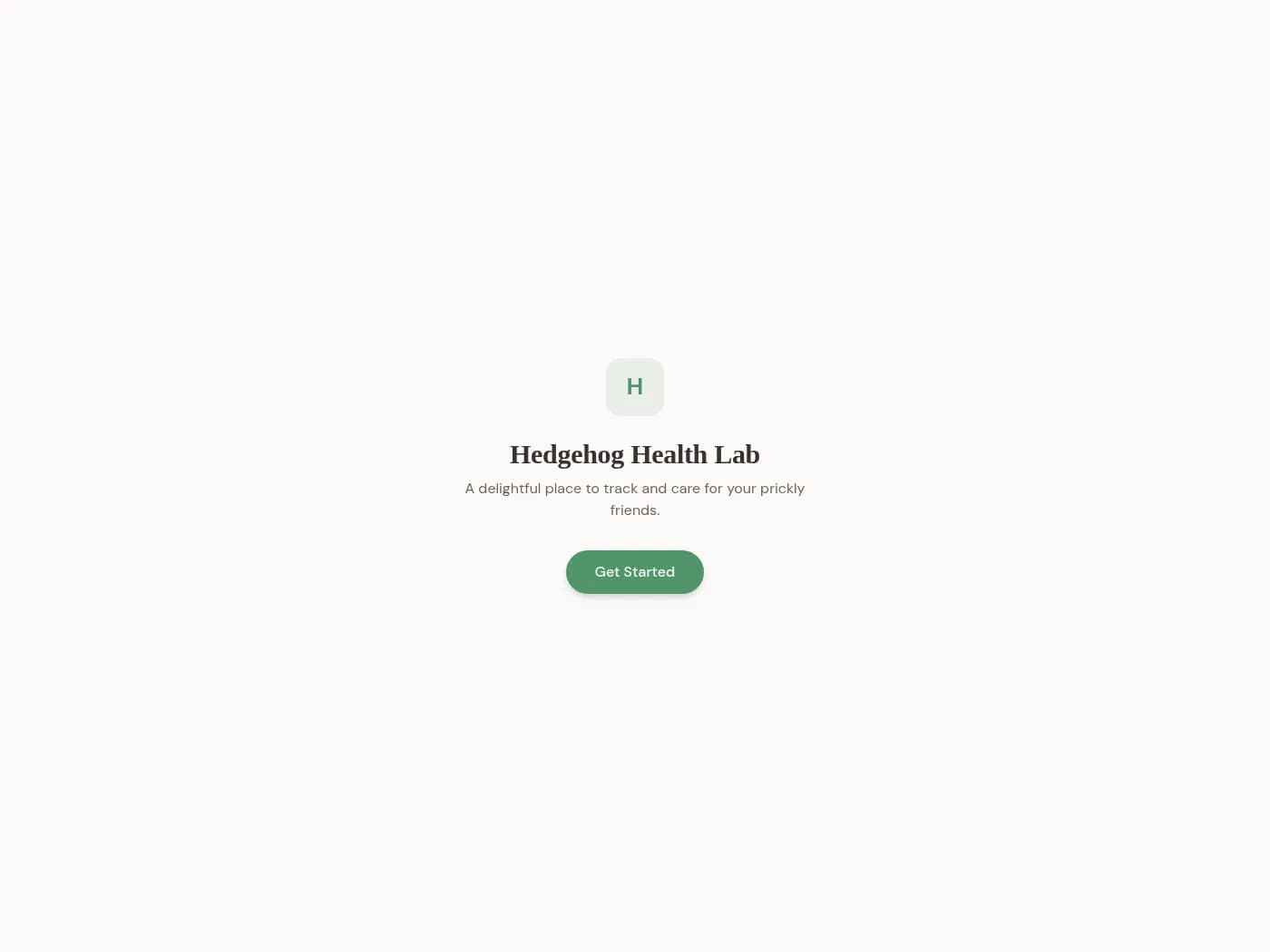 Hedgehog Health Lab