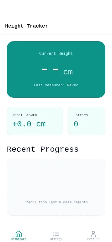 Height Tracker App