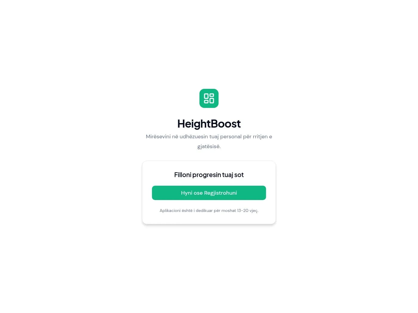 HeightBoost App