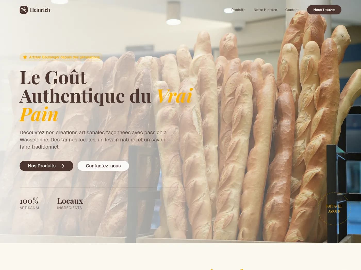 Heinrich Bakery Showcase