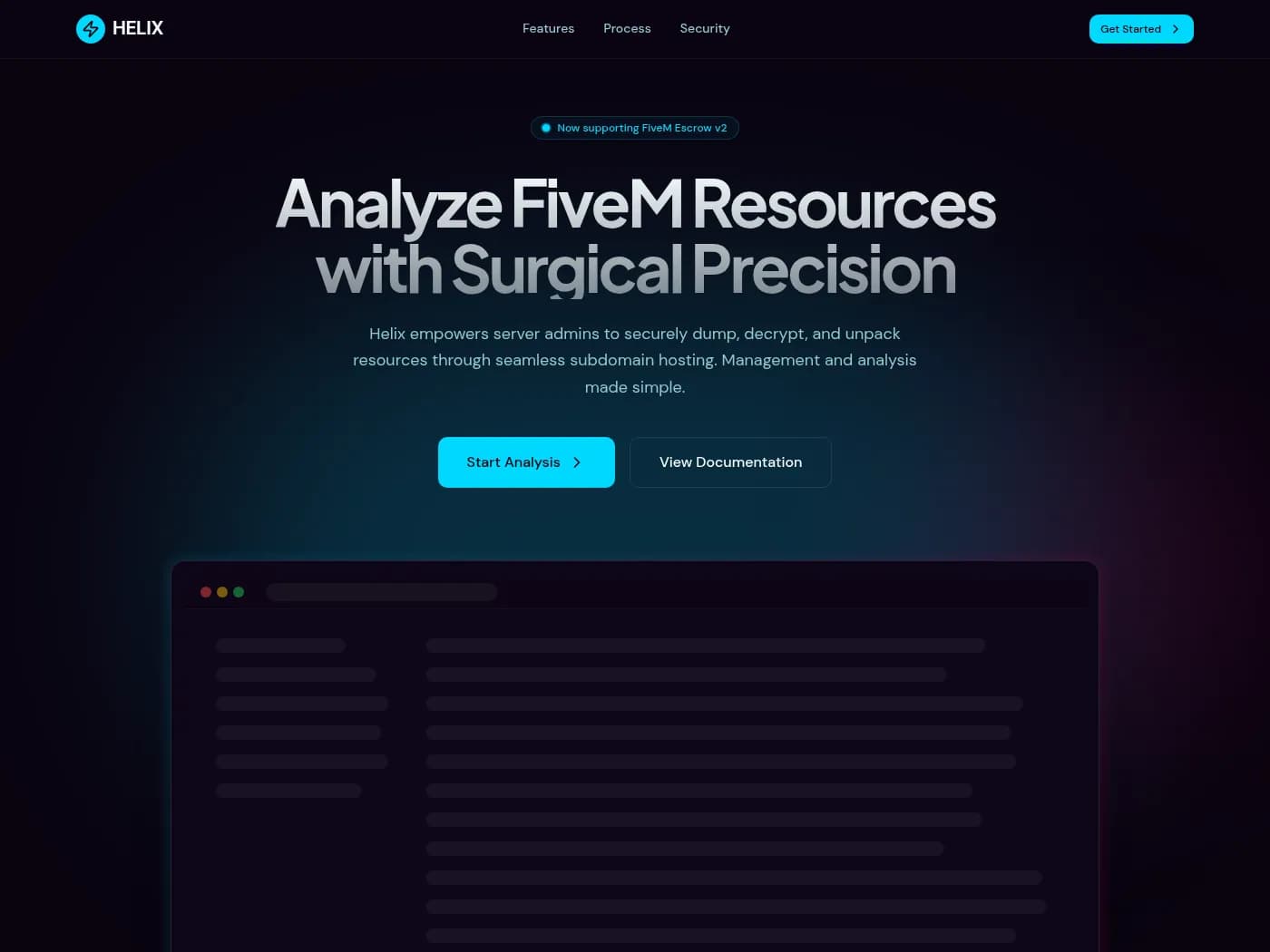 Helix Resource Analyzer