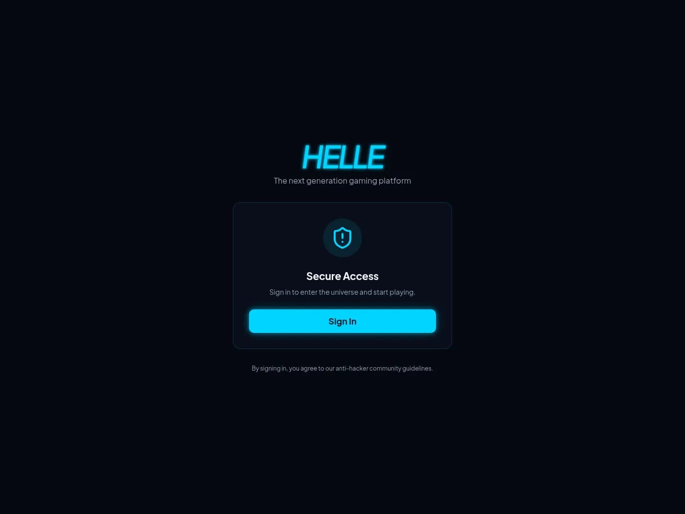 Helle Game Universe