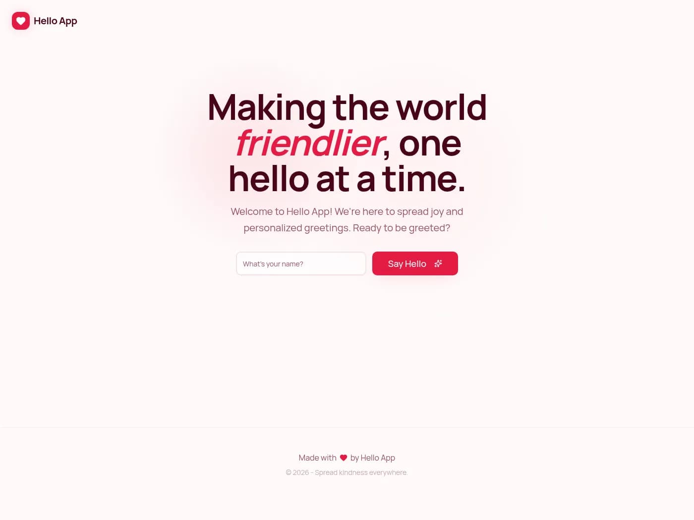 Hello App