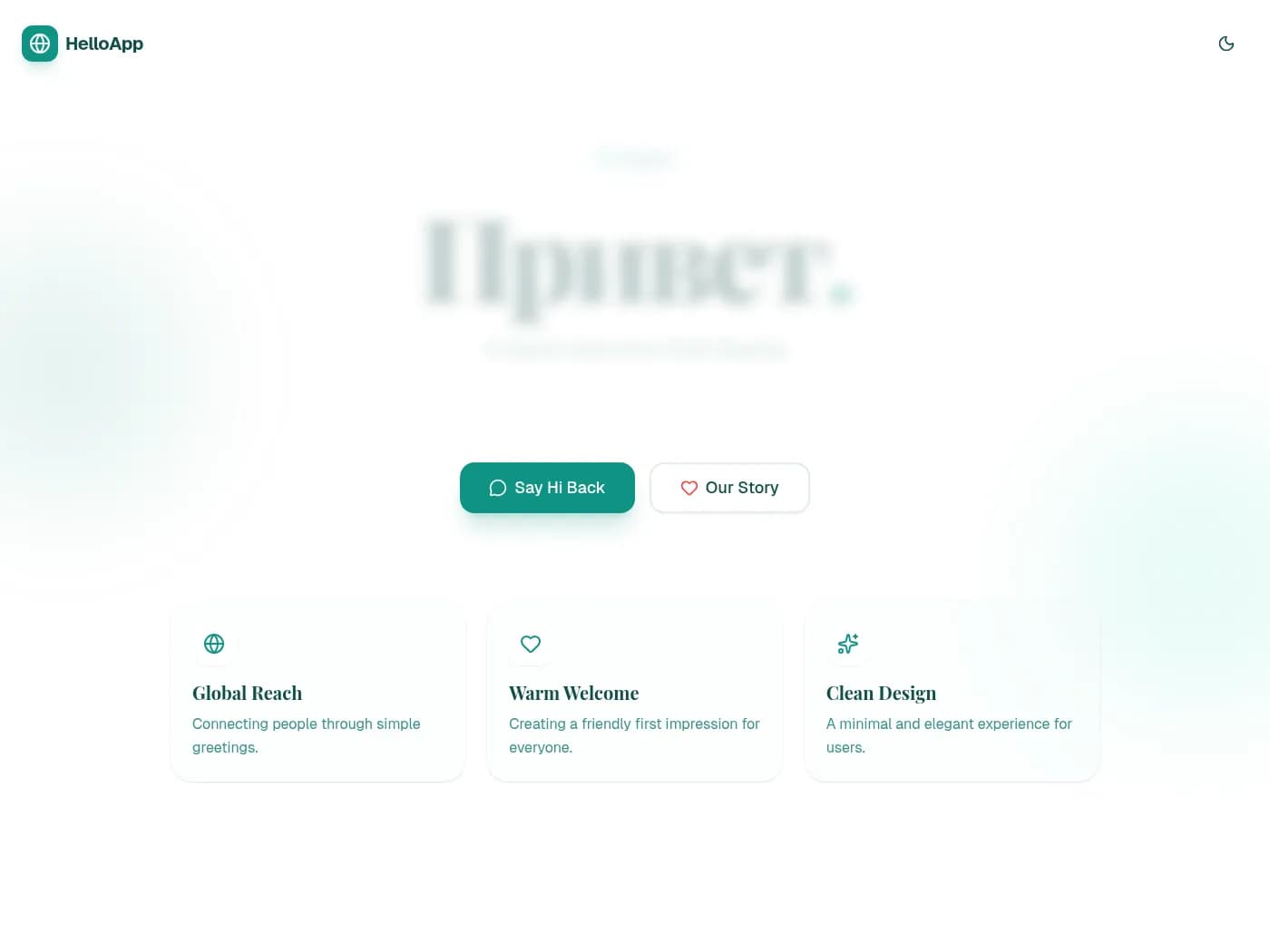 Hello App