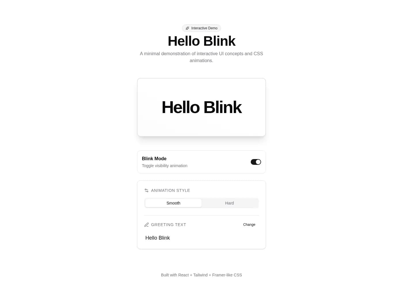 Hello Blink