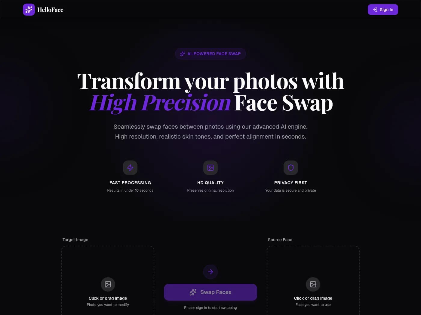 Hello Face Clone