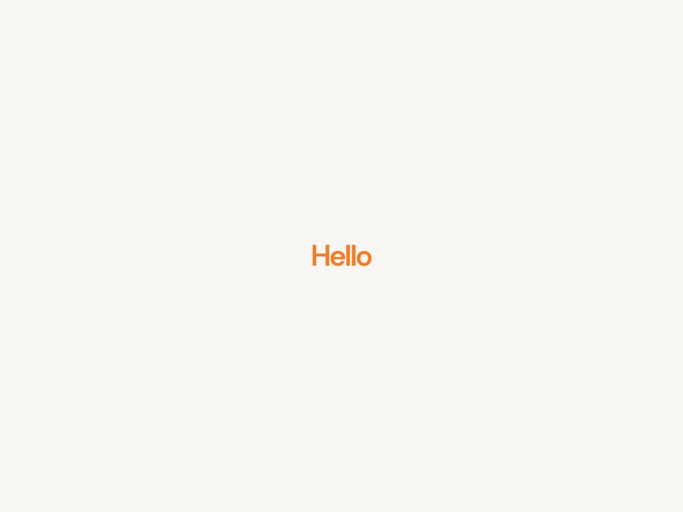 Hello HTML Page