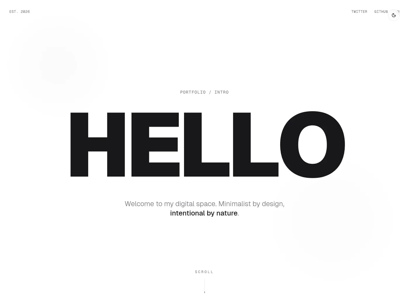 Hello Landing Page