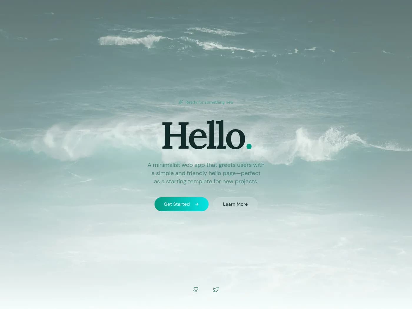 Hello Page Starter