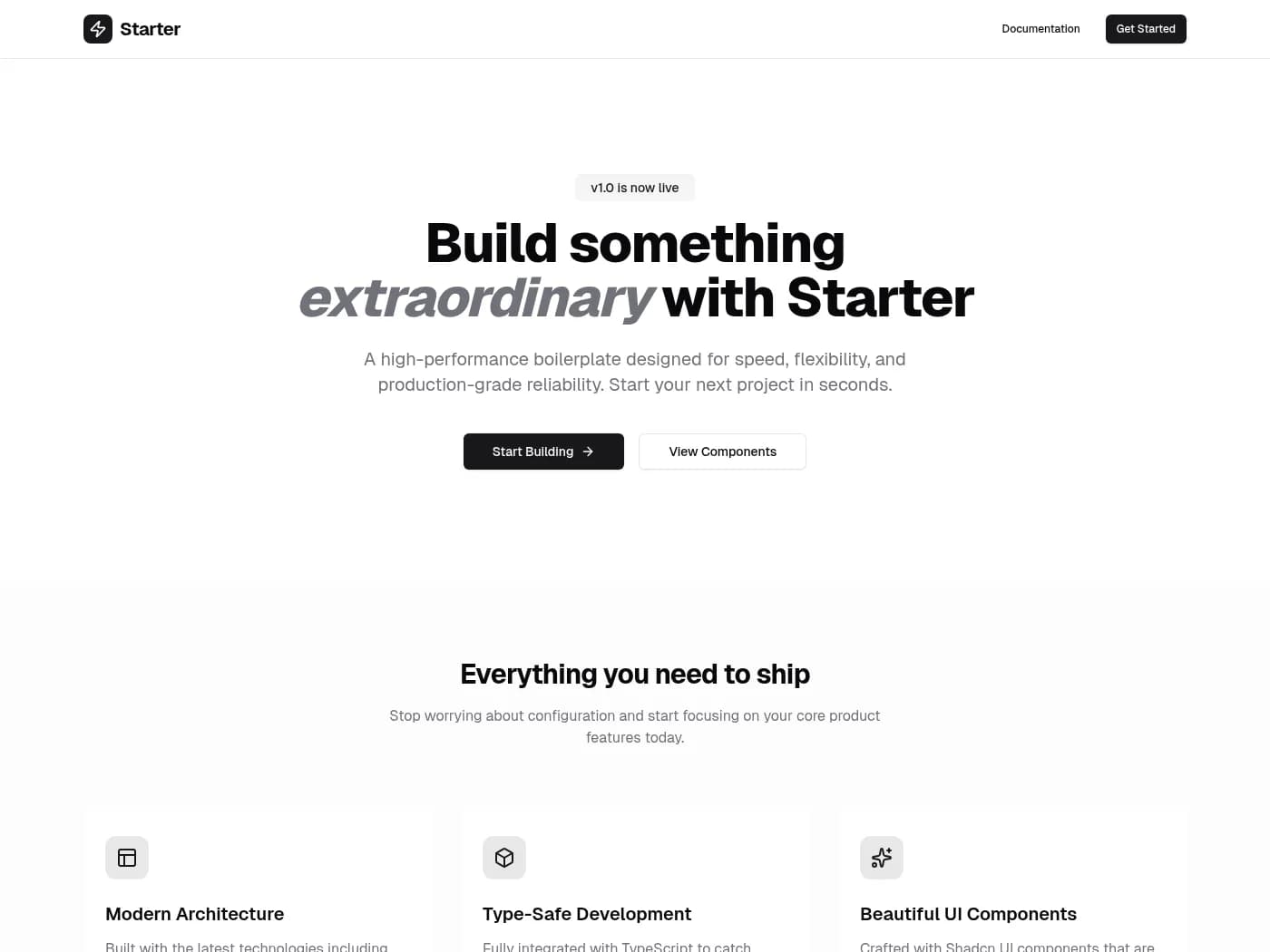 Hello Starter App