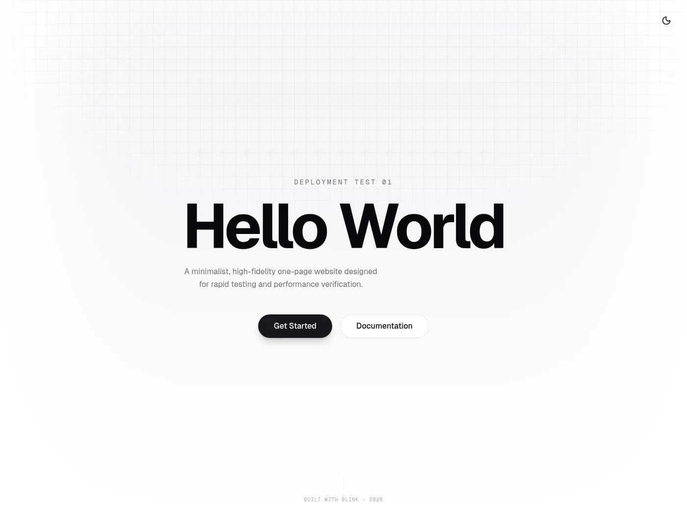 Hello World Webpage