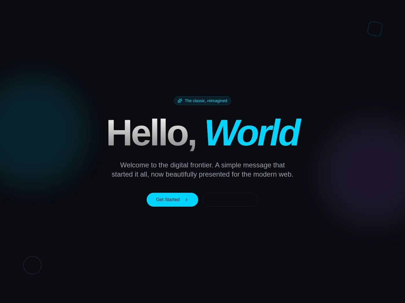 Hello World Site